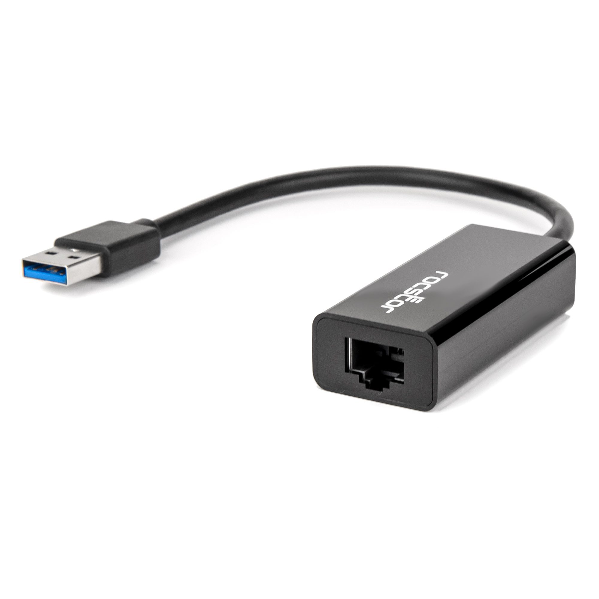 USB (3.0) Type-A to Gigabit Ethernet (RJ45) Network Adapter – Black ...