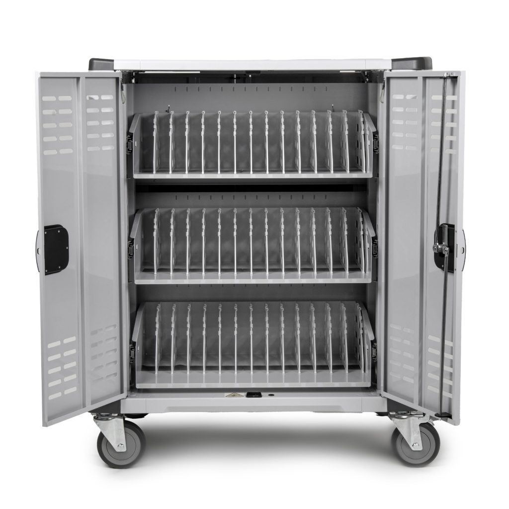 Volt C42 PRE-WIRED Intelligent AC Charging Cart – Includes 42 USB-C 65W ...