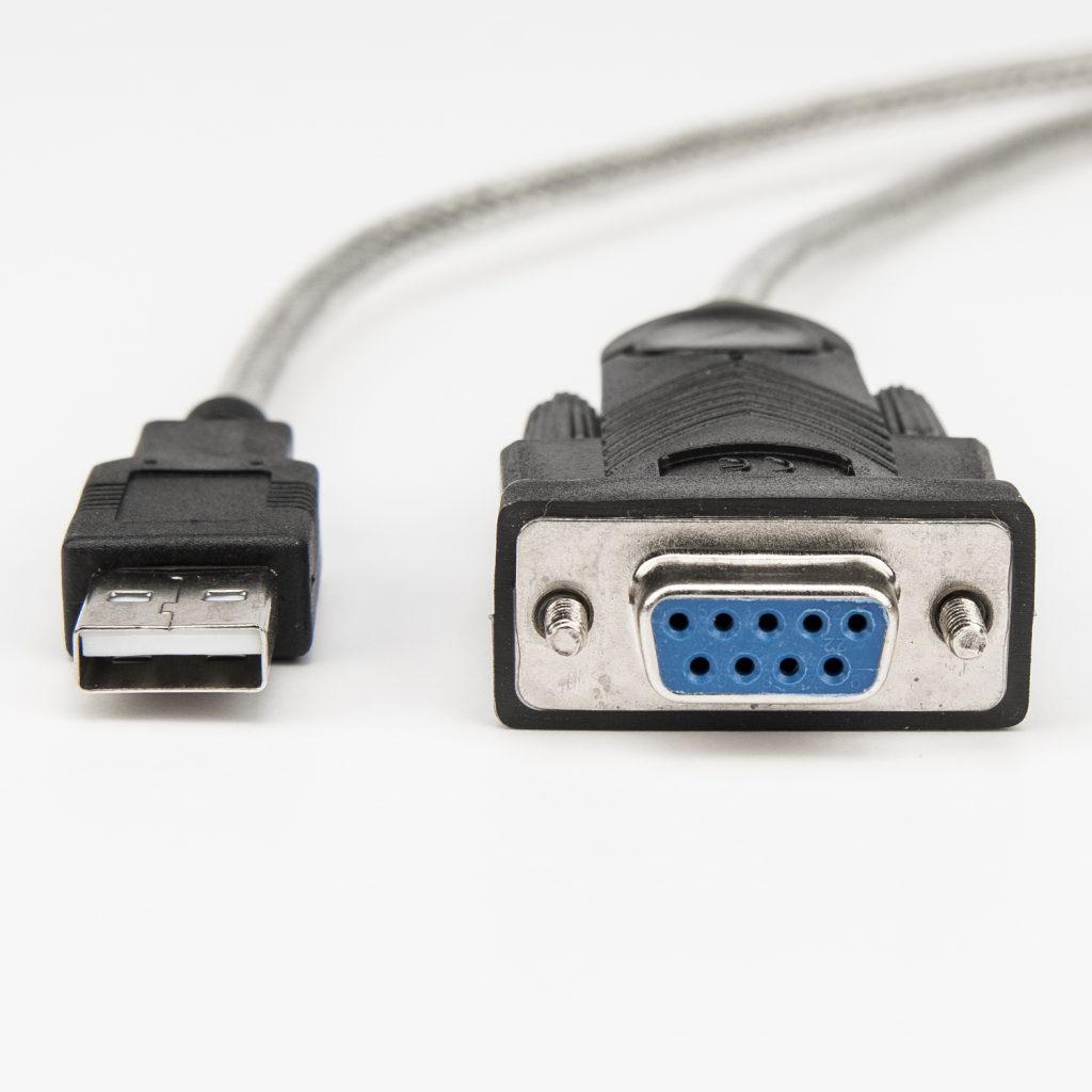 USB to Serial Null Modem RS232 DB9 Serial Adapter Cable with FTDI USB UART Chip - 6ft