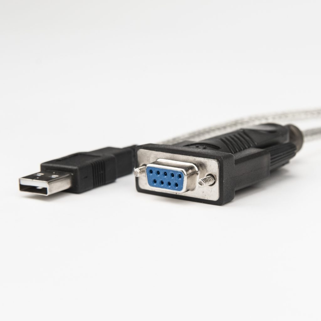 USB to Serial Null Modem RS232 DB9 Serial Adapter Cable with FTDI USB UART Chip - 6ft
