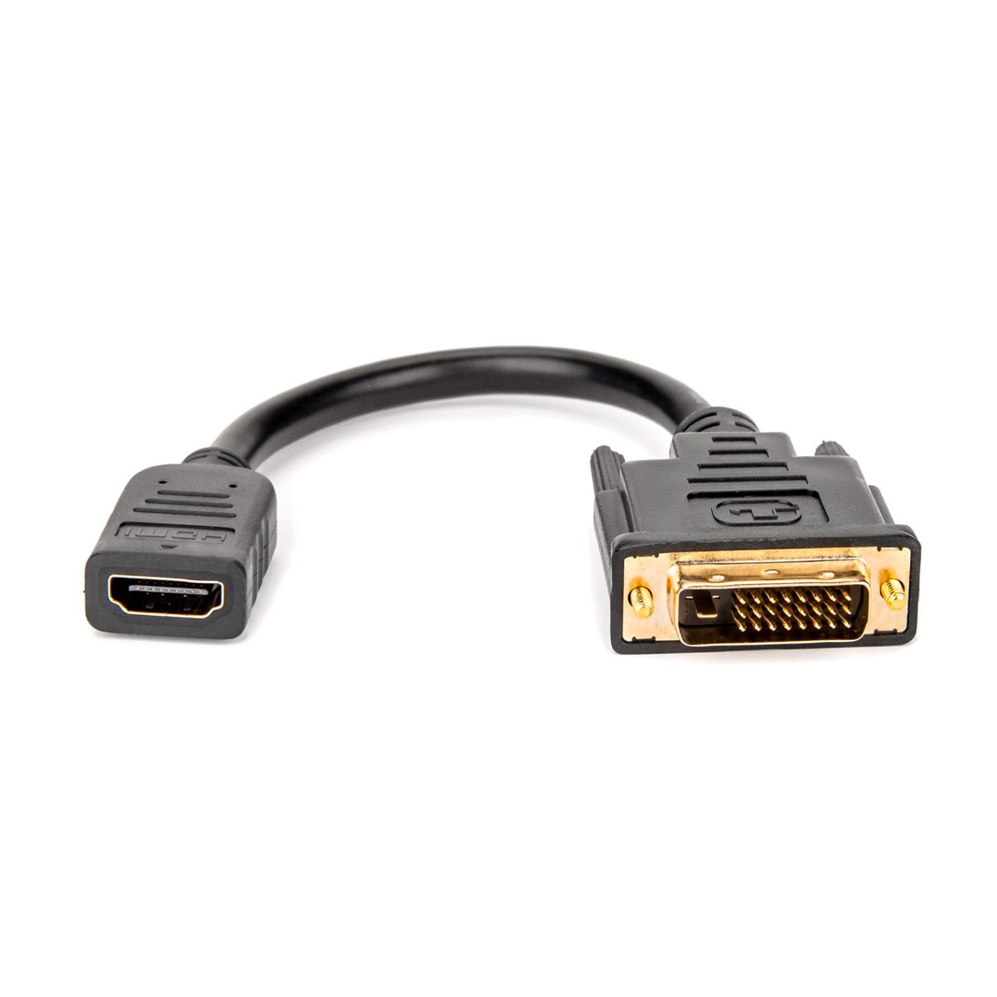HDMI to DVI-D Video Cable Adapter - 8 inch Rocstor Premium Digital
