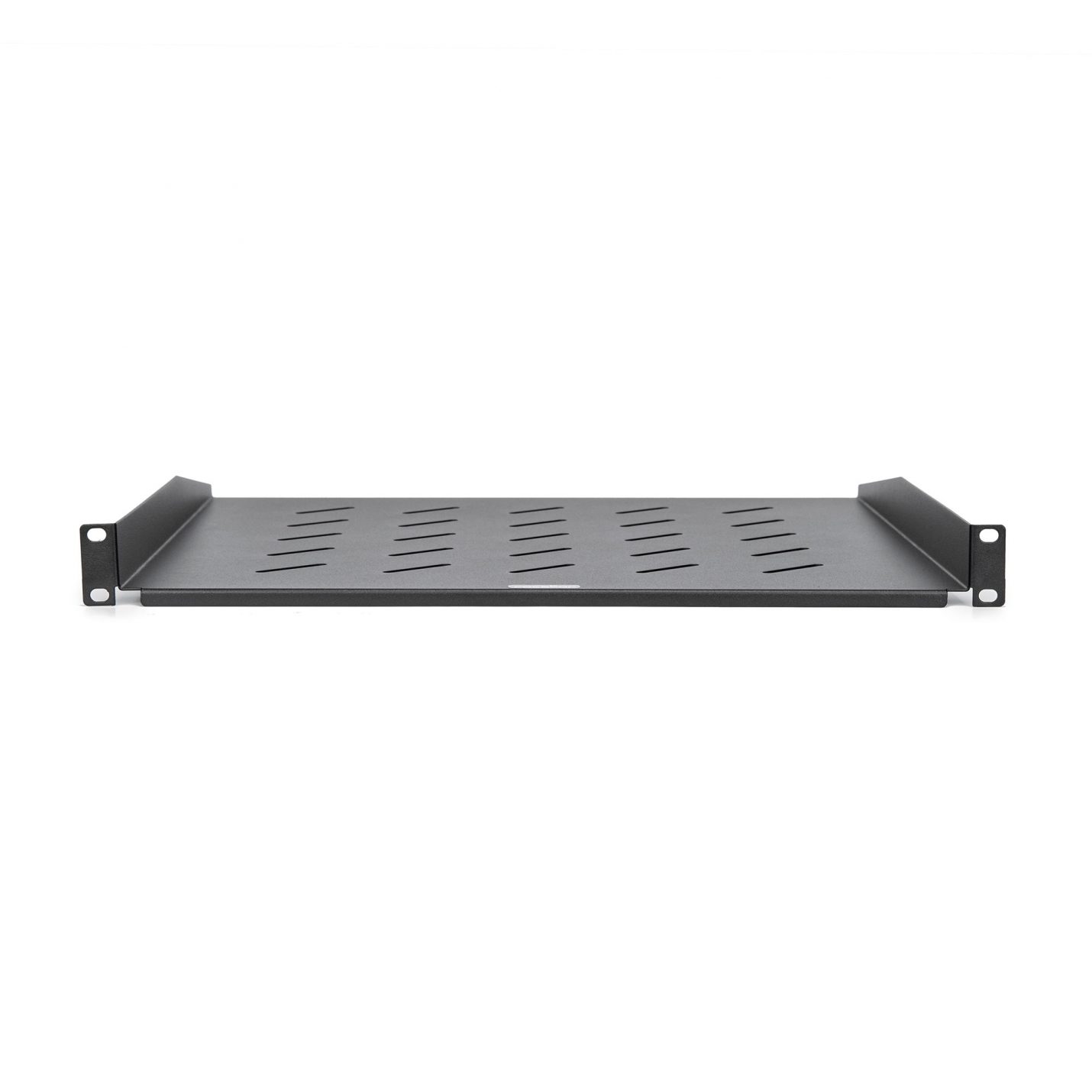 1U Universal Vented Rack Mount Shelf - 17.72in Depth - Cold-rolled ...