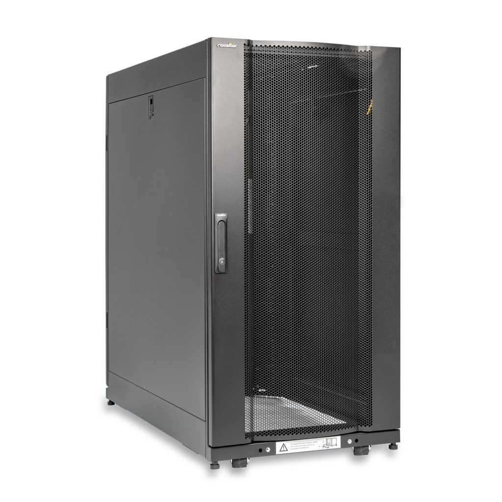 SolidRack R3104 Rack 24U Enclosure With Side Panels - Assembled