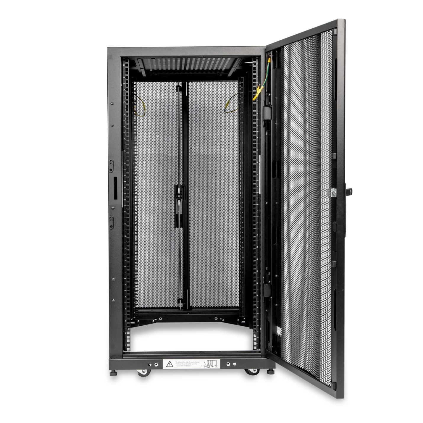 SolidRack R3104 Rack 24U Enclosure With Side Panels - Assembled