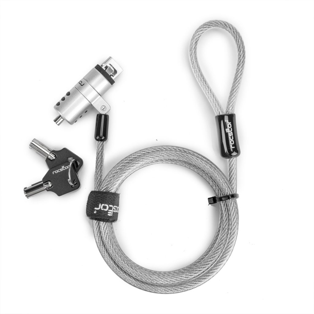 USB Port Security Cable Lock Keyed Lock for PC Laptop or Desktop