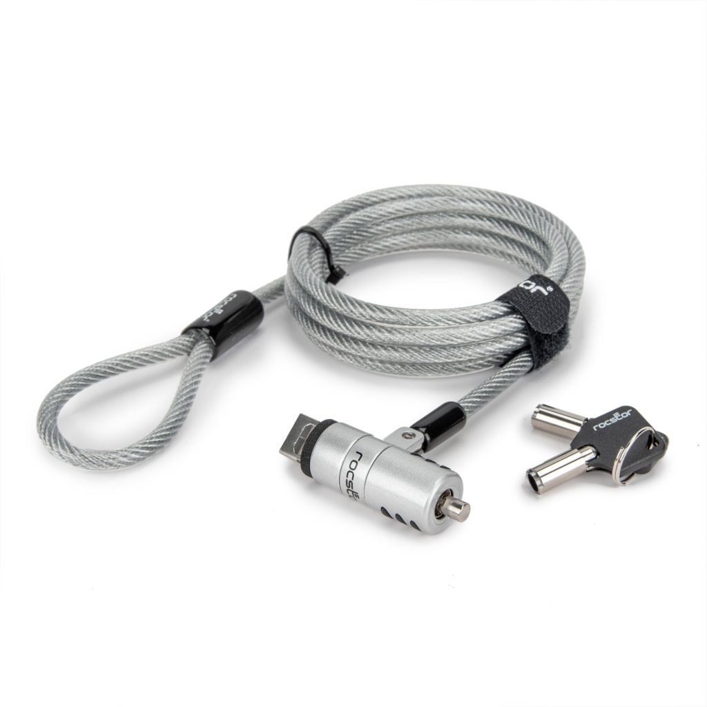 USB Port Security Cable Lock Keyed Lock for PC Laptop or Desktop