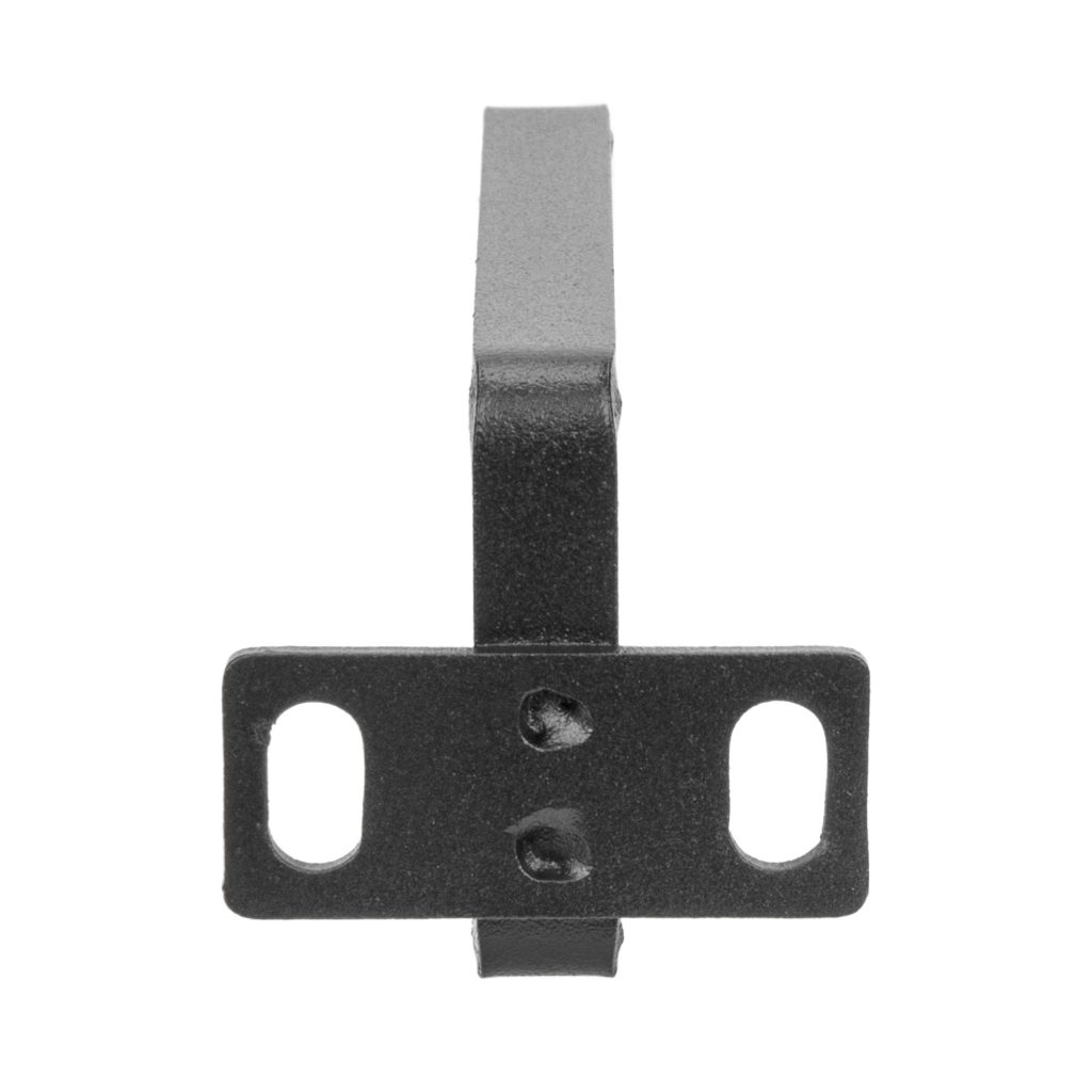 1U Vertical Server Rack Cable Management D-Ring Hook - Steel - Black