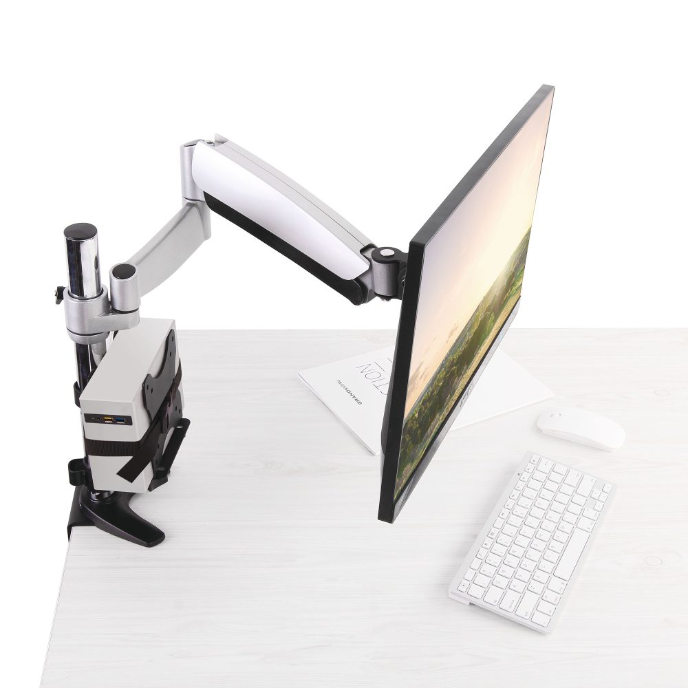 Thin Client PC Monitor Mount, Heavy-Duty VESA Mounting Bracket - Under ...