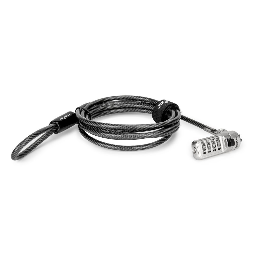 Rocbolt W21 Security Cable with Resettable 4-digit Combination Lock ...