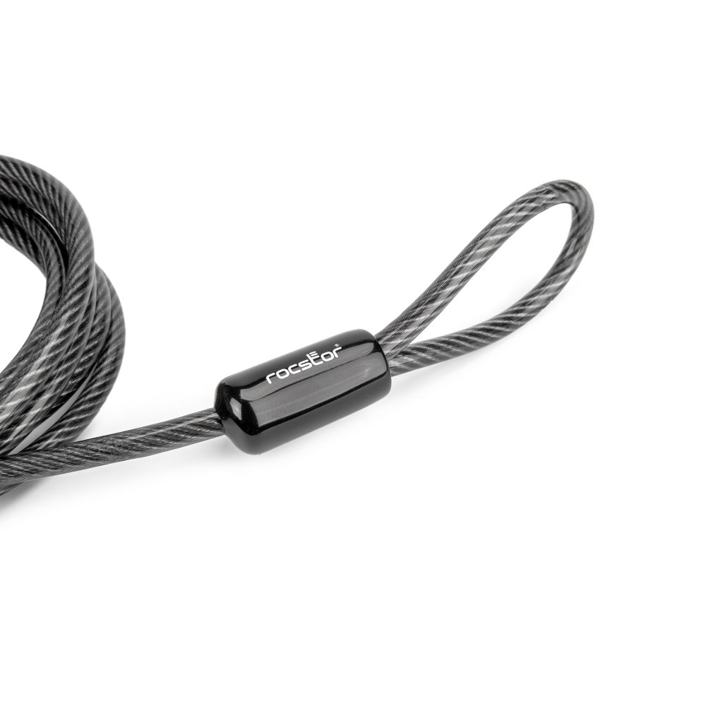 Rocbolt W21 Security Cable with Resettable 4-digit Combination Lock ...