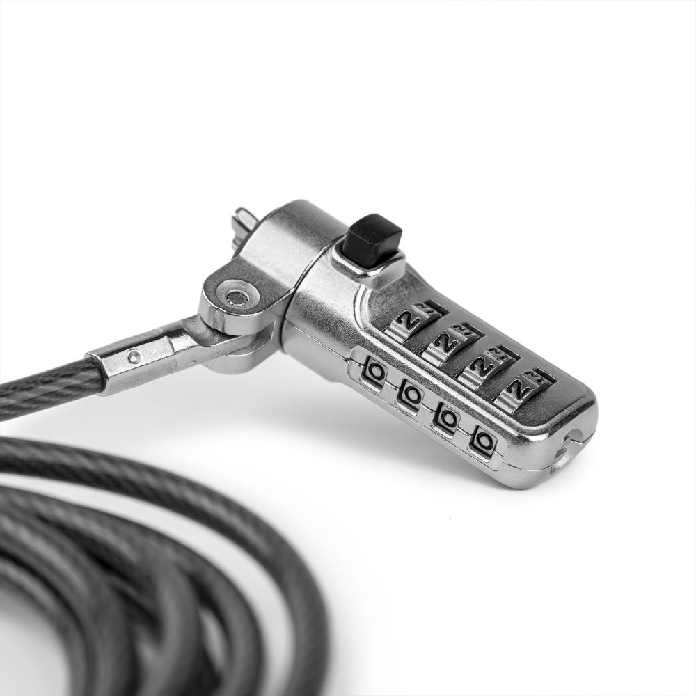 Rocbolt W21 Security Cable with Resettable 4-digit Combination Lock ...