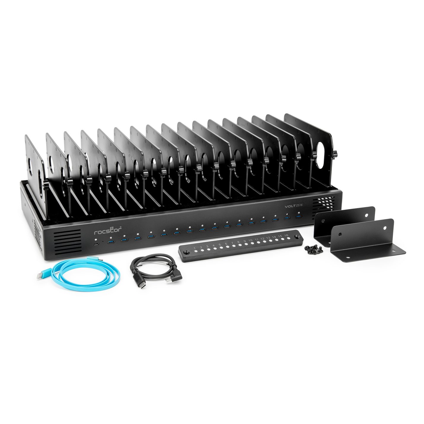 Volt DS16 USB-C 16 Port Desktop Charging Station with Top Dividers – UP ...