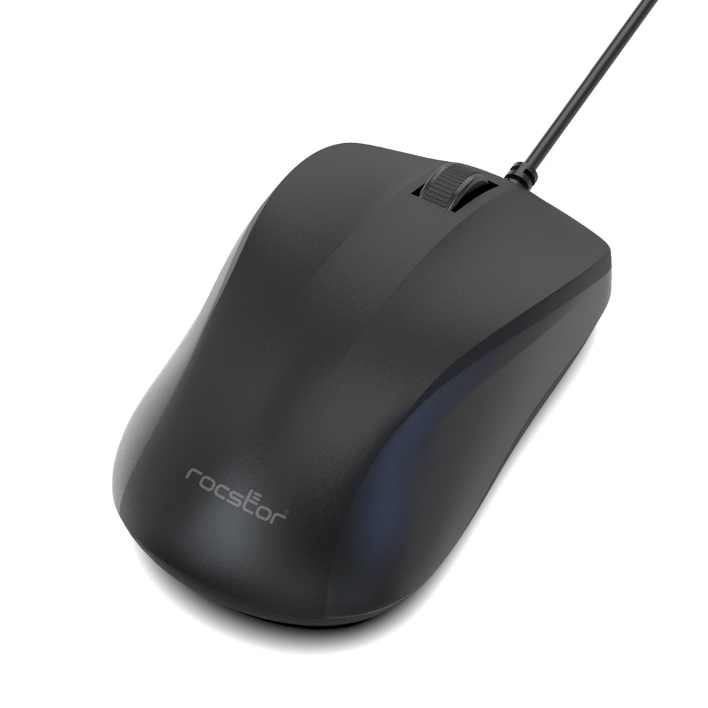 Premium QM1 USB Wired Silent Clicking Mouse – 1200 dpi High-definition ...