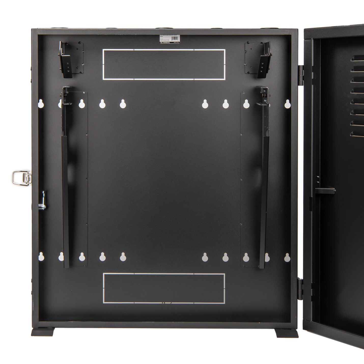 SolidRack 2U Low Profile Vertical Mount Switch-Depth Wall-Mount Rack ...