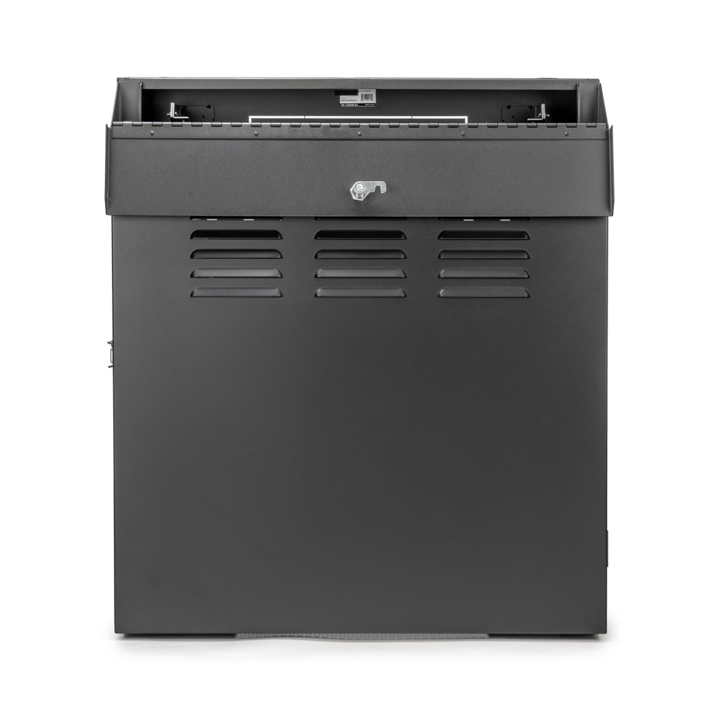 SolidRack 4U Low-Profile Vertical-Mount Switch-Depth Wall-Mount Rack ...